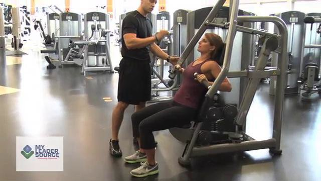 Chest Press using a machine – My Leader Source